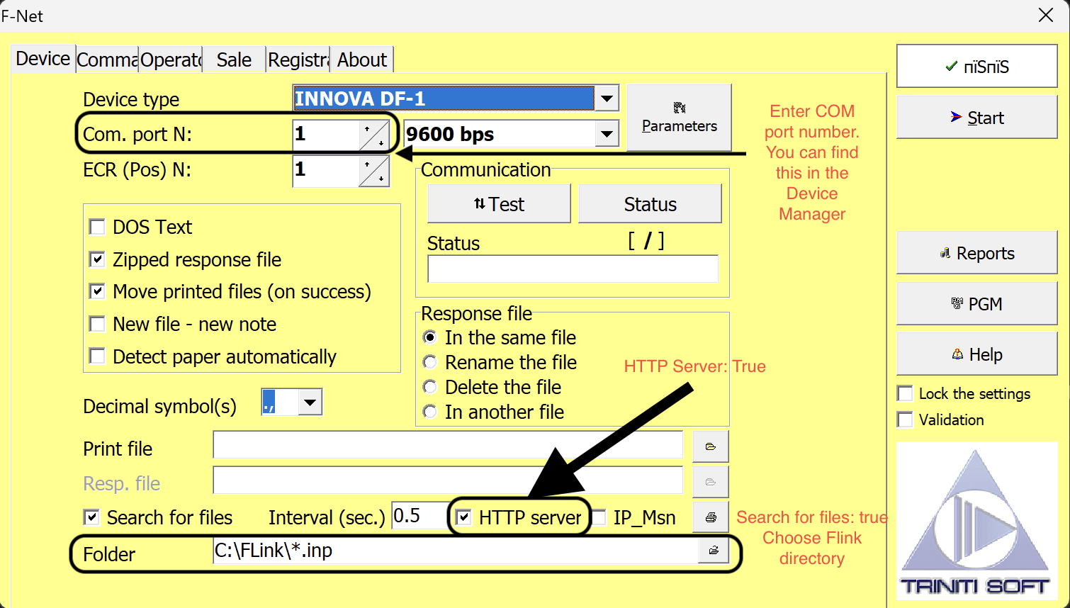 FLink Setup-Guide – RetailForce Software GmbH